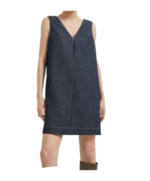Brunello Cucinelli Denim Mini Dress
