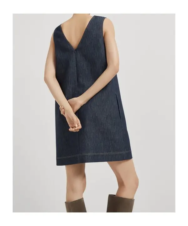 Brunello Cucinelli Denim Mini Dress
