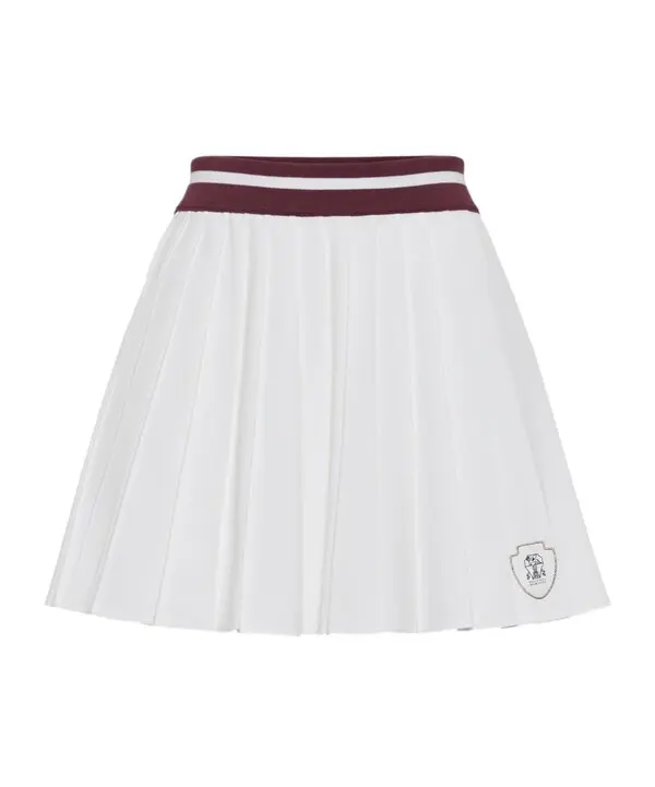 Brunello Cucinelli Pleated Mini Skirt