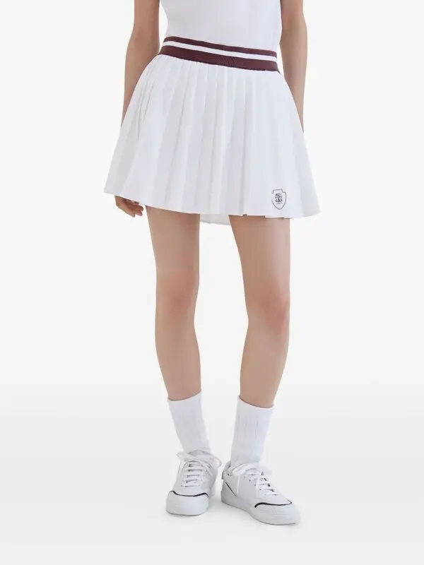 Brunello Cucinelli Pleated Mini Skirt