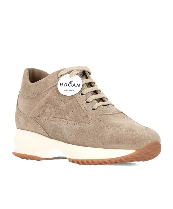 Hogan Round-toe Lace-up Sneakers