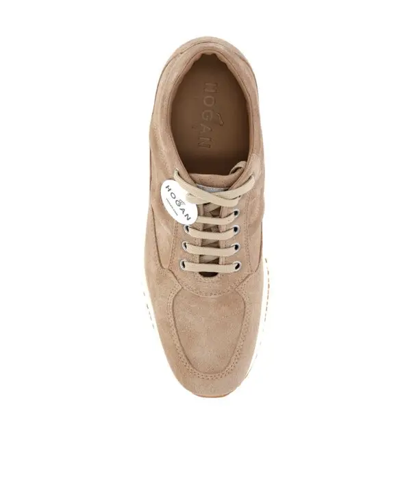 Hogan Round-toe Lace-up Sneakers