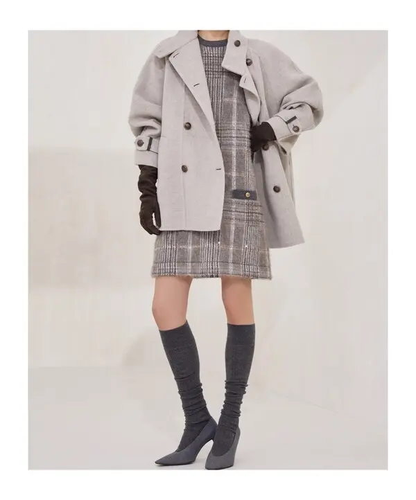 Brunello Cucinelli Check-pattern Sequin Dress
