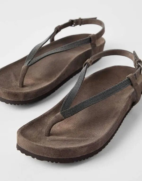 Brunello Cucinelli Leather Sandals