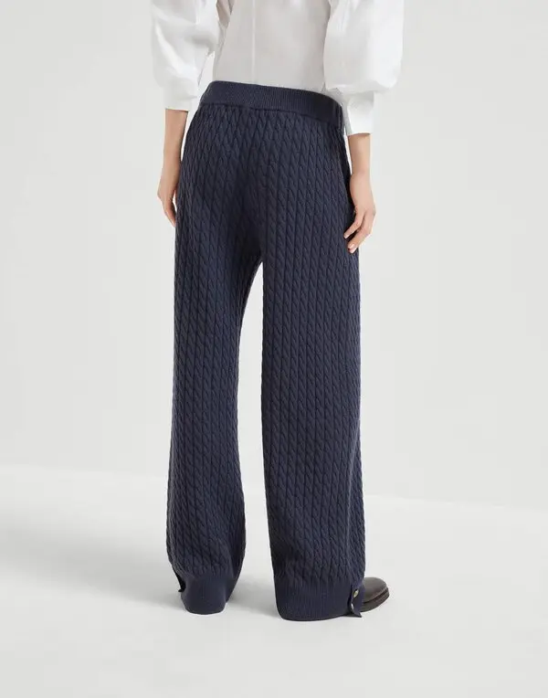 Brunello Cucinelli Cable-knit Trousers