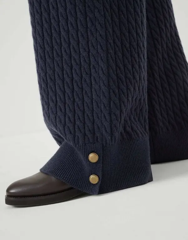 Brunello Cucinelli Cable-knit Trousers