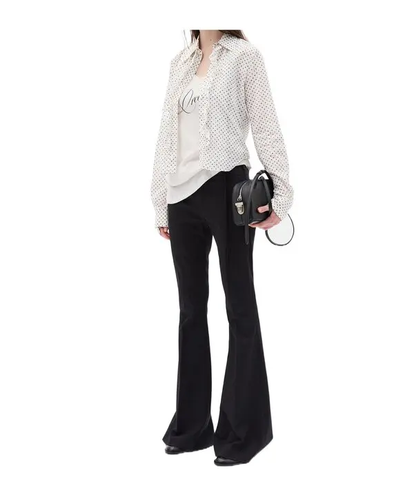 ANN DEMEULEMEESTER Twill Trousers
