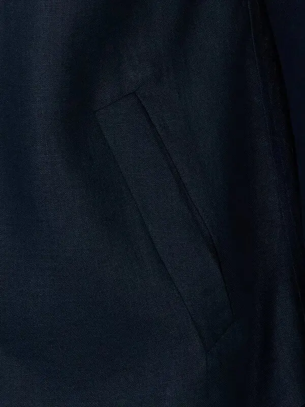 Kiton Hooded Button-up Shirt