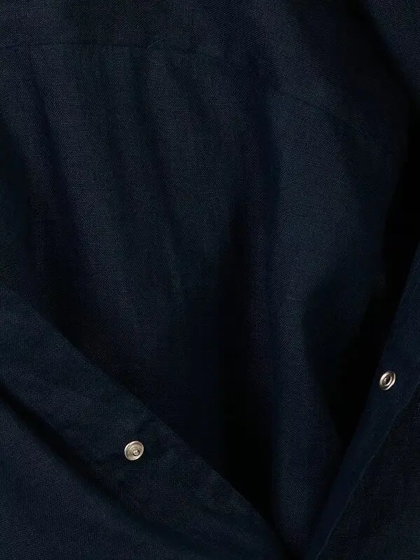 Kiton Hooded Button-up Shirt