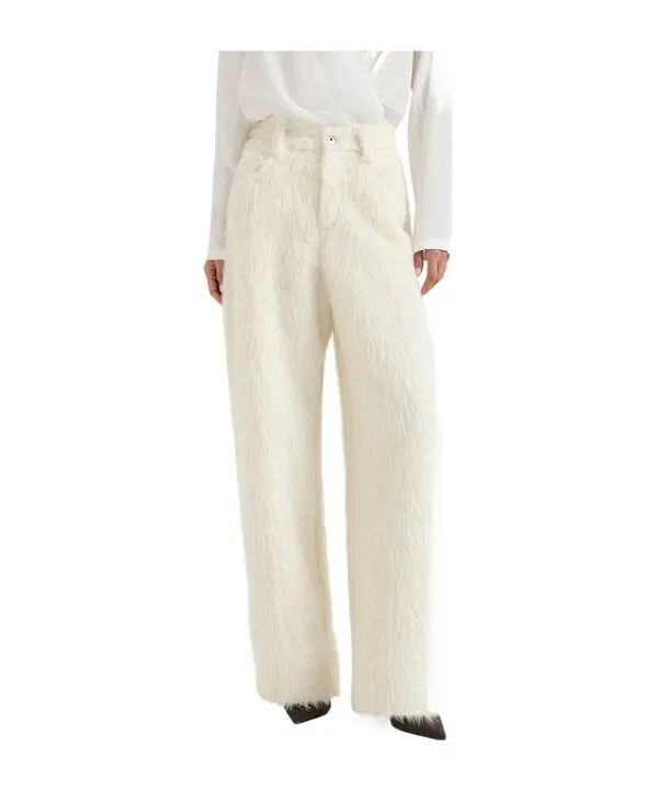 Brunello Cucinelli Faux-fur Trousers