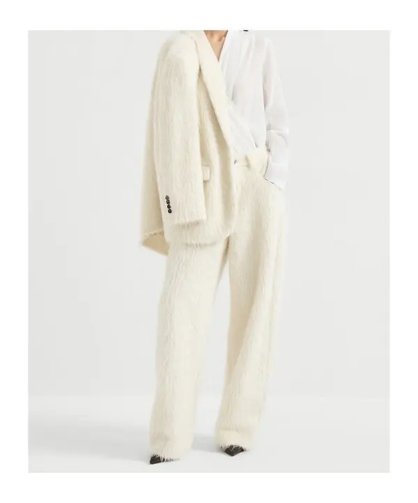 Brunello Cucinelli Faux-fur Trousers