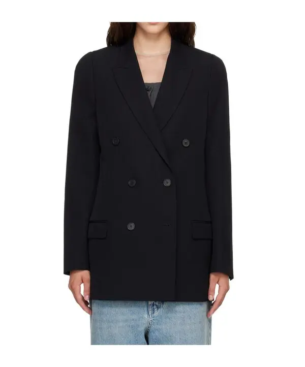 MAISON MARGIELA Long Sleeve Double-breasted Blazer