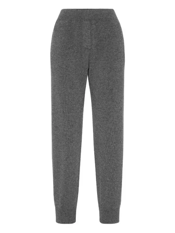 Brunello Cucinelli Ribbed Cashmere Trousers