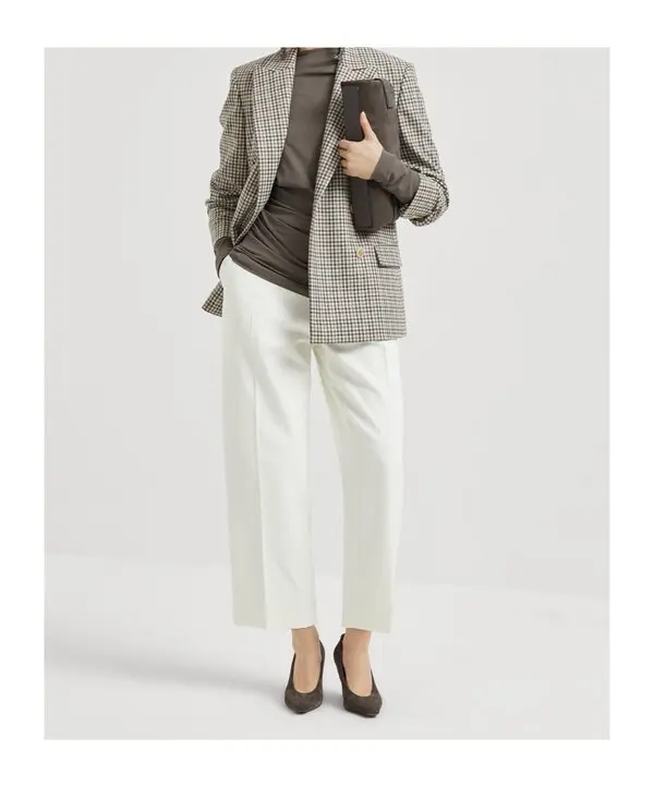 Brunello Cucinelli Asymmetrical Ruched Top