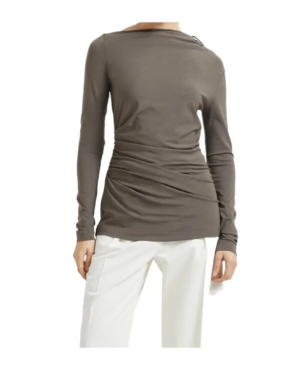Brunello Cucinelli Ruched-detail Top