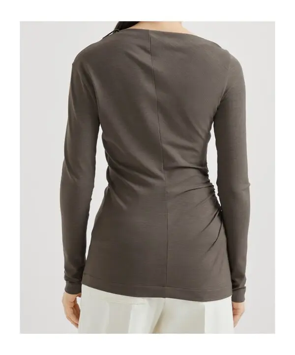 Brunello Cucinelli Ruched-detail Top