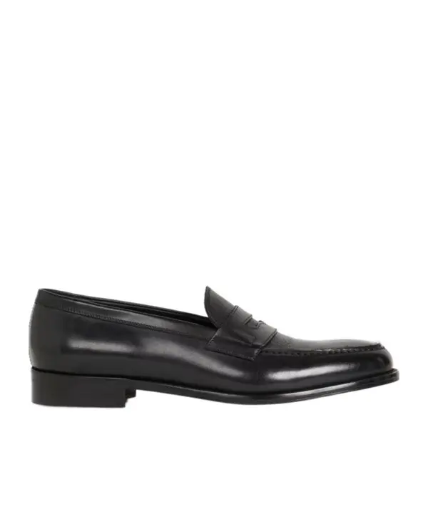 Etro Leather Loafers With Paisley Detail