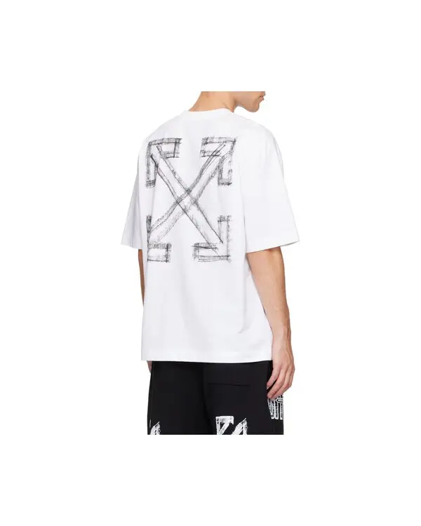Off-White Crewneck Short-sleeveled T-shirt - White