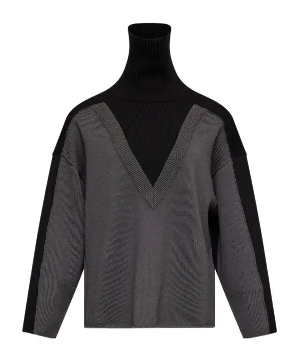 MAISON MARGIELA Colour-block Wool Sweater