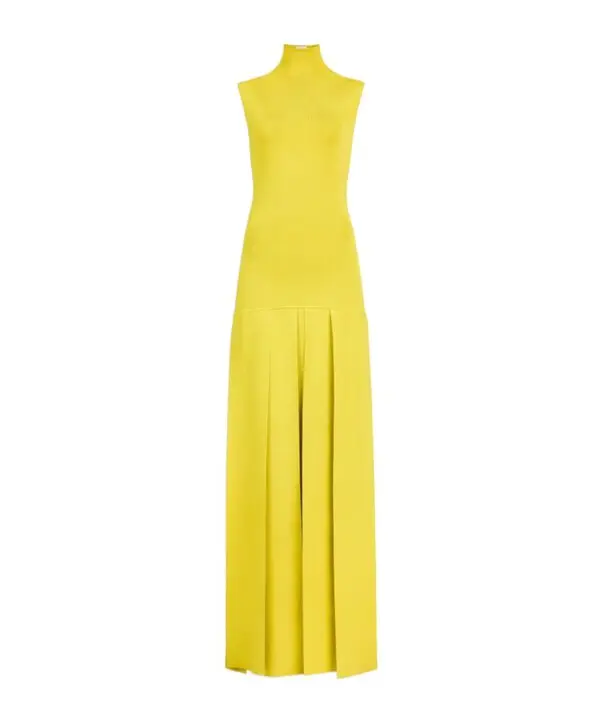 Alaïa Maxi Pleated Dress