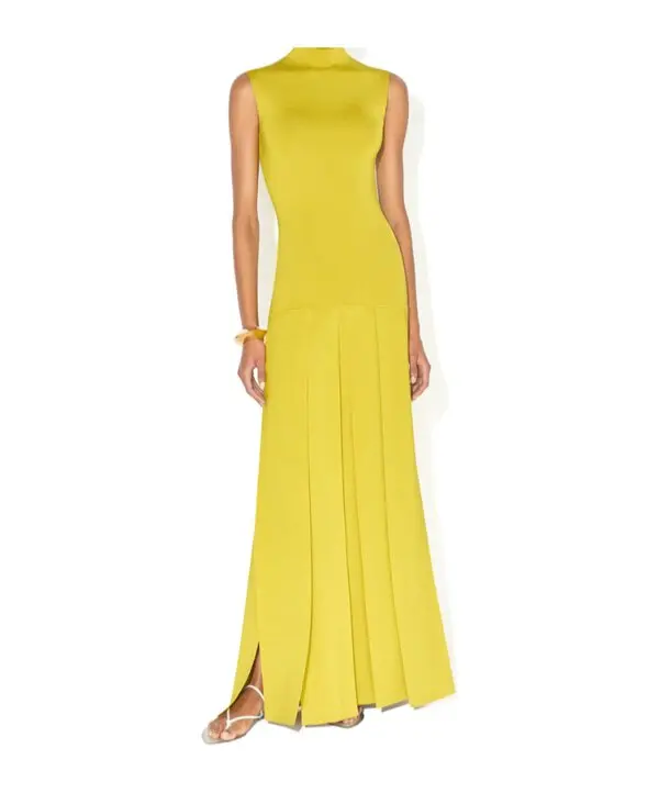 Alaïa Maxi Pleated Dress