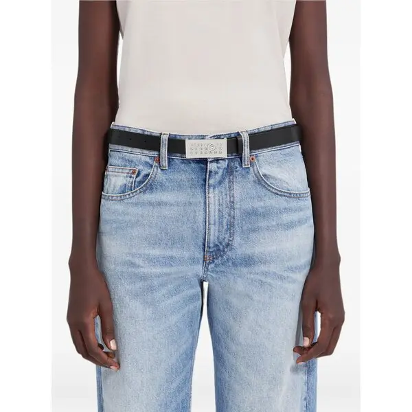 MAISON MARGIELA Numeric Buckle Leather Belt
