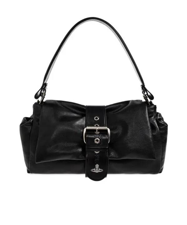 VIVIENNE WESTWOOD Hazel Buckled Orb-plaque Tote Bag