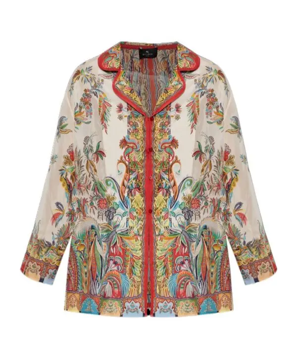 Etro Collared Long-sleeved Shirt