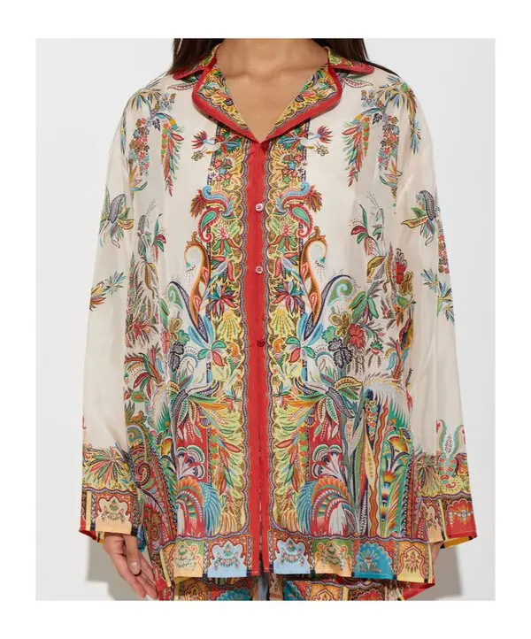 Etro Collared Long-sleeved Shirt