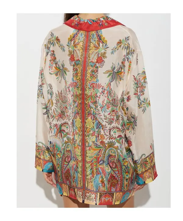 Etro Collared Long-sleeved Shirt