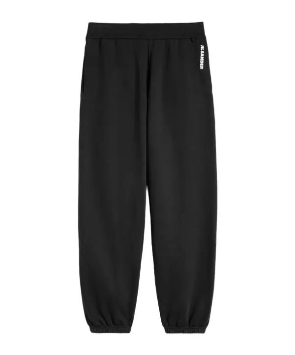 JIL SANDER Elastic-waist Athletic Pants - Black