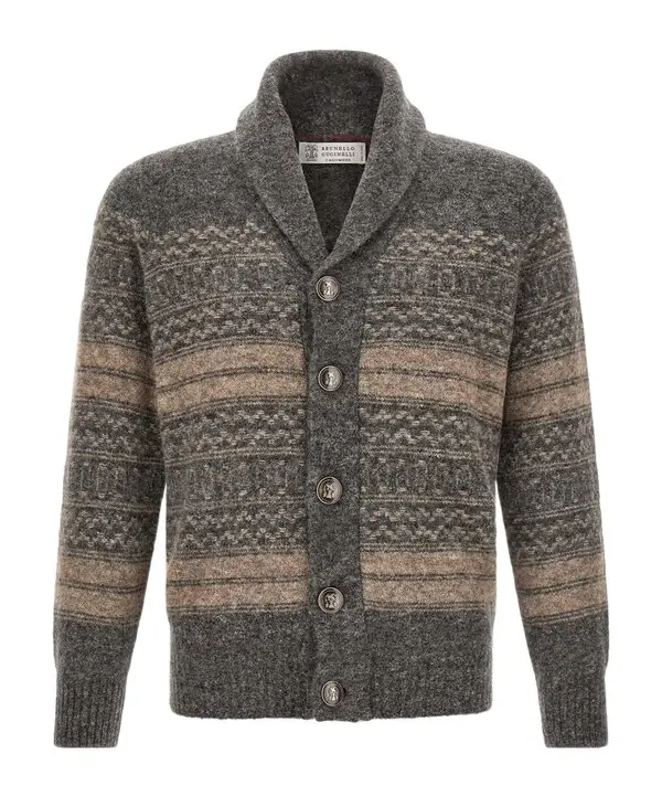 Brunello Cucinelli Nordic Jacquard' Cardigan
