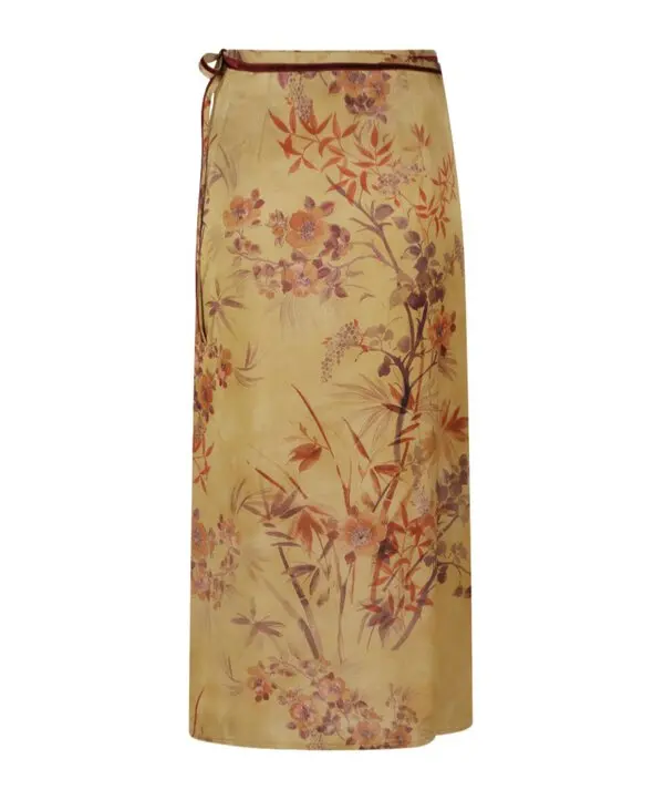 FORTE_FORTE Printed Skirt