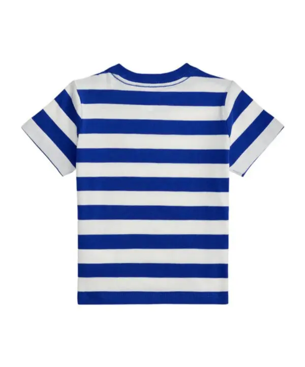 Polo Ralph Lauren Striped Cotton T-shirt With Logo
