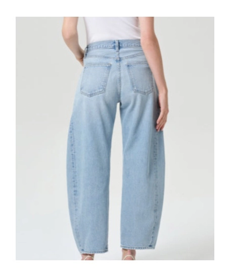 AGOLDE Barrel Leg Faded Wash Jeans
