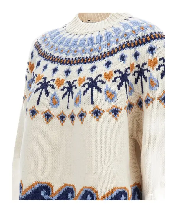 Alanui Pattern-jacquard Knitted Jumper