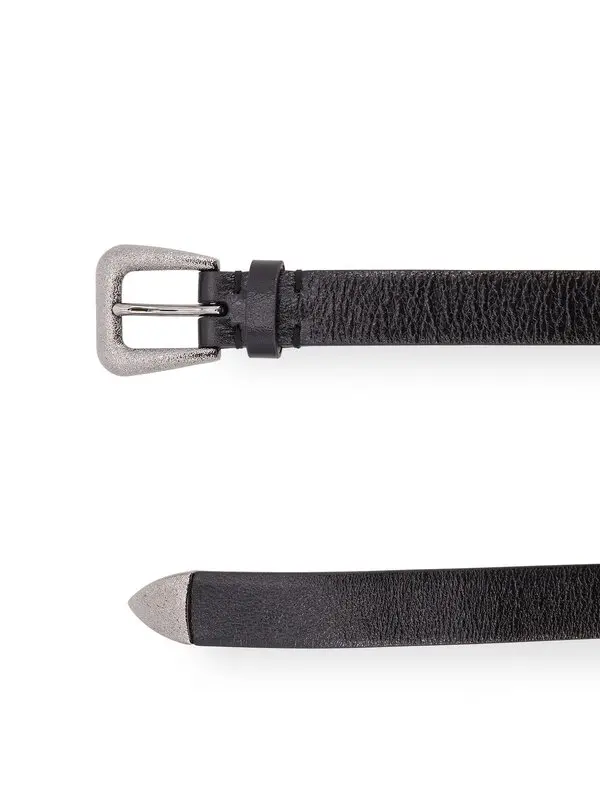 Brunello Cucinelli Metal-buckle Leather Belt