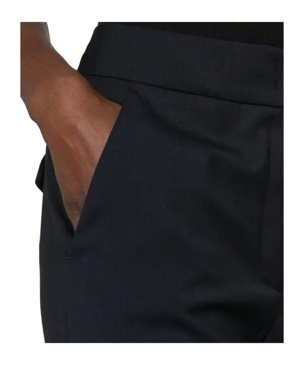 Peserico Pressed-crease Cuffed-hem Tailored Trousers