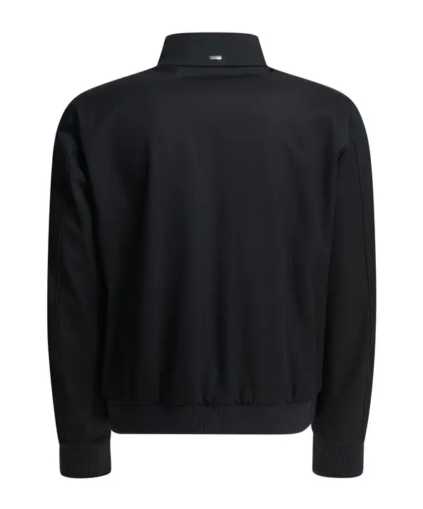 Herno 3 Layers Wool Storm Bomber Jacket
