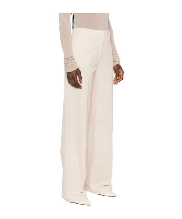 Peserico Concealed-fastening Wide-leg Trousers