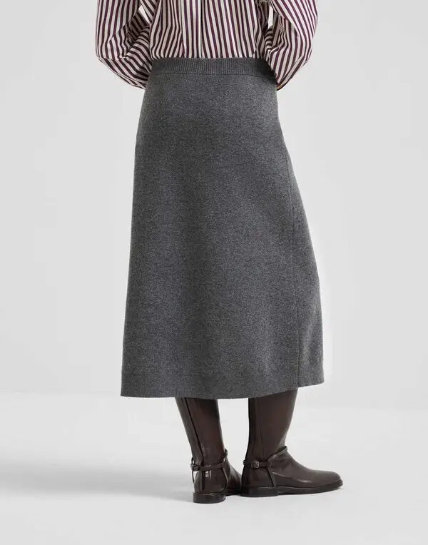 Brunello Cucinelli Knitted Midi Skirt