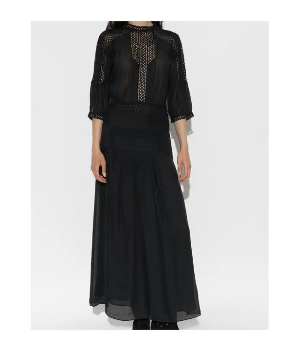 Isabel Marant Étoile Lace-paneled Maxi Dress