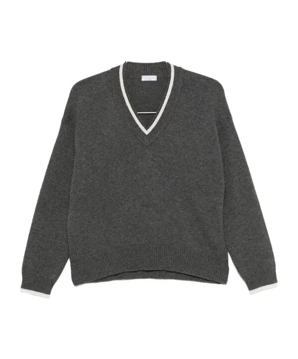 Brunello Cucinelli V-neck Cashmere Sweater