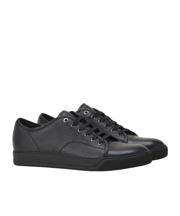 LANVIN Grained Leather Sneakers