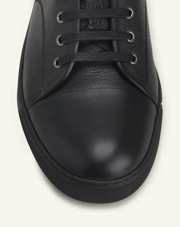 LANVIN Grained Leather Sneakers
