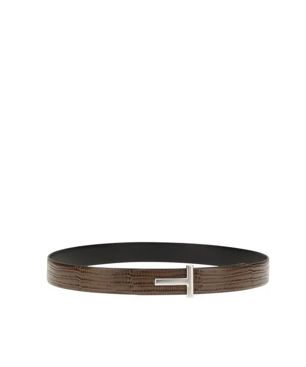 TOM FORD Reversible T Icon Belt