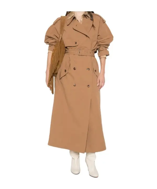 Isabel Marant Étoile Violette Double-breasted Trench Coat