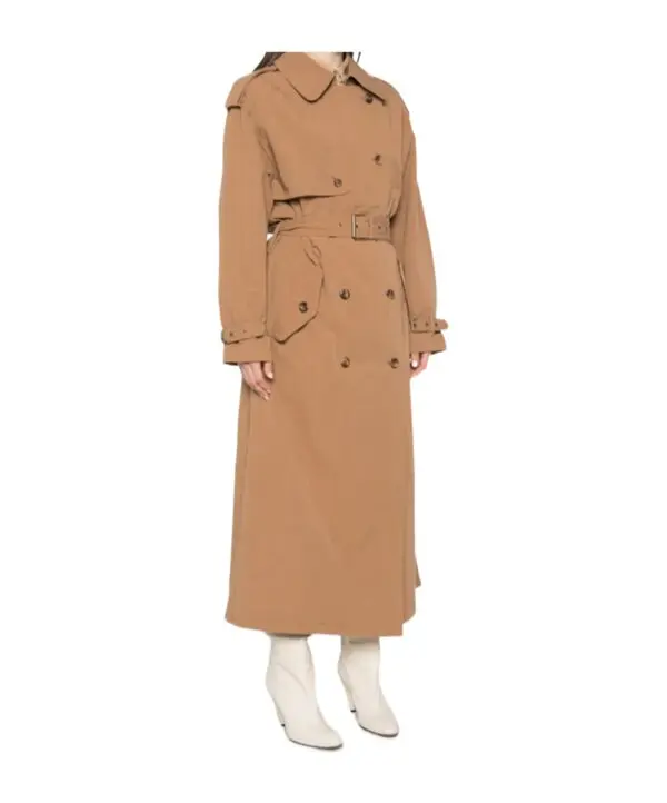 Isabel Marant Étoile Violette Double-breasted Trench Coat