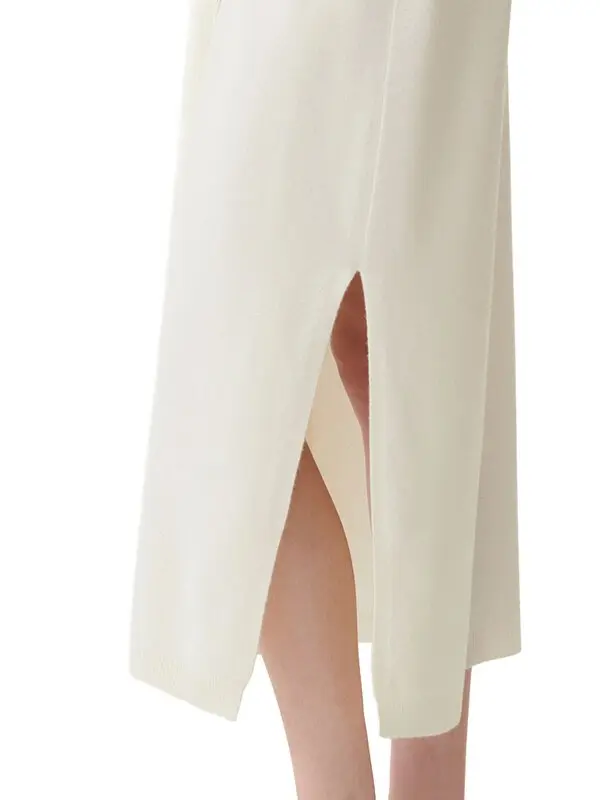 Fabiana Filippi Long-sleeved Maxi Dress With Belt - No