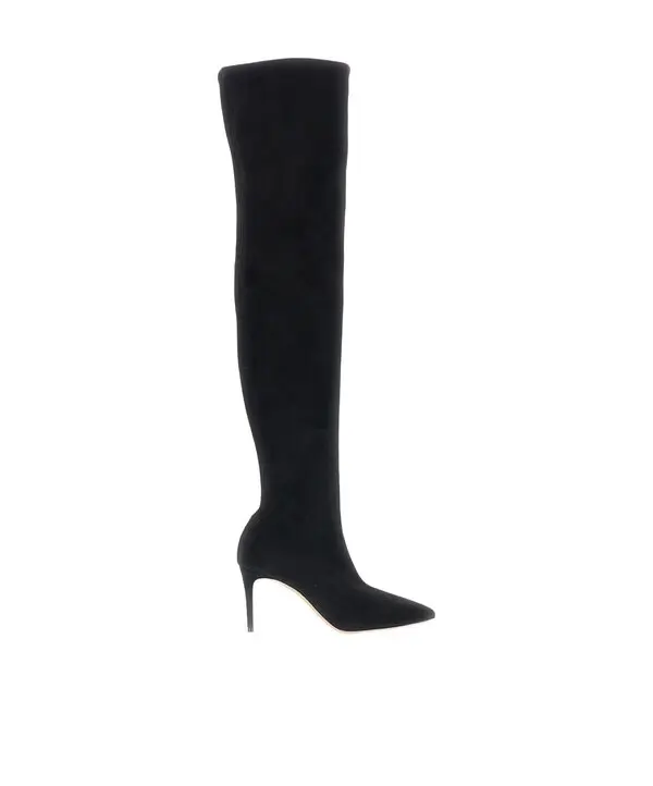 Casadei Pointed-toe Tall Boots - Black